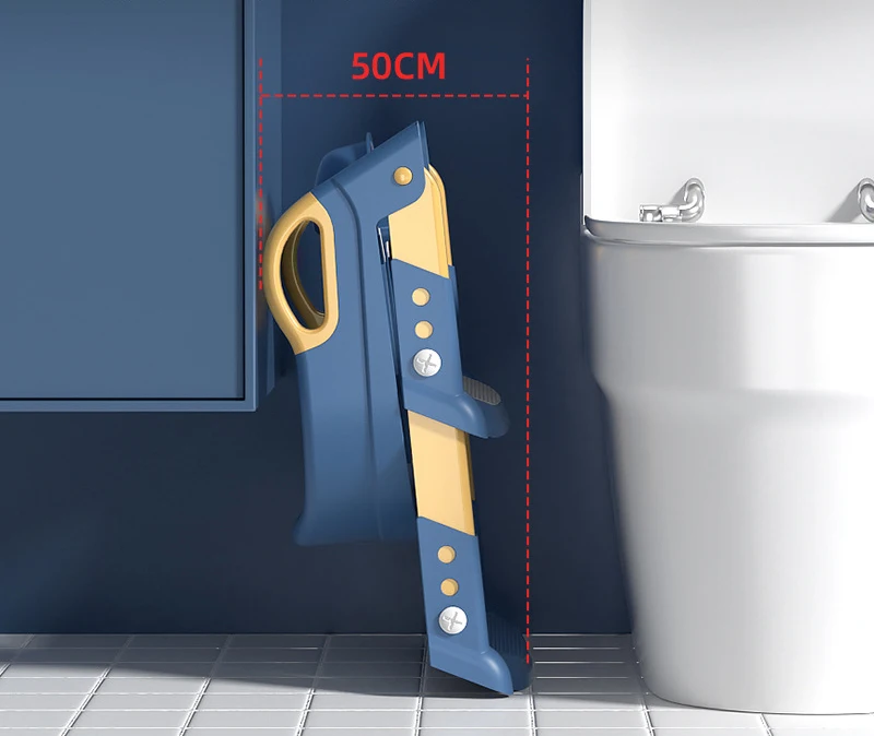 Children's Toilet Stair-style Boys Girls Baby Ladder Folding Pot With ...