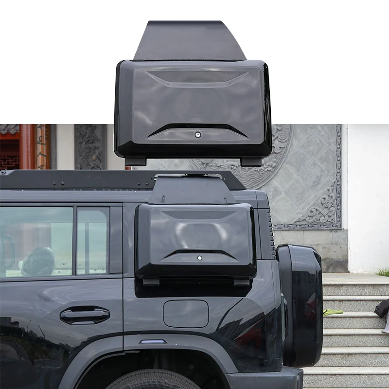 Popular 4X4 parts Black Storage Boxes abs iron Tool Box side box For ...