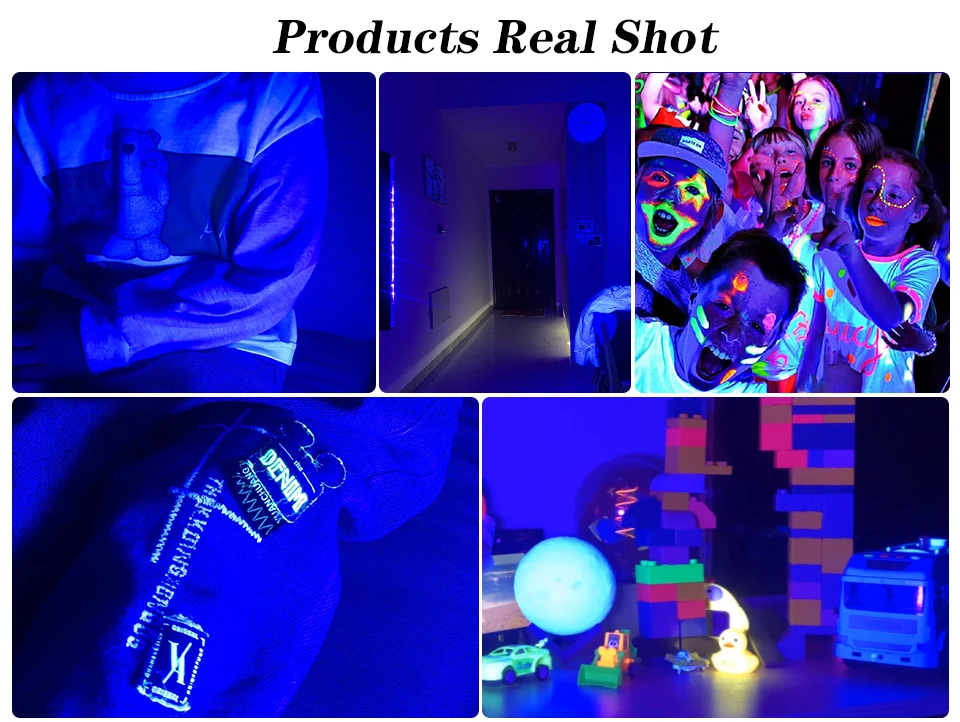 395nm 400nm Led UV Floodlight Ultraviolet Stage Lamp 50W 100W LED Stage ...
