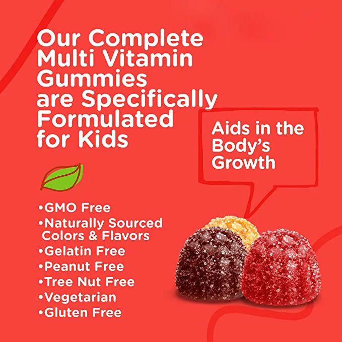Halal Sugar Free Gummies Multivitamin Gummy For Kids Vitamin C D3 Zinc ...