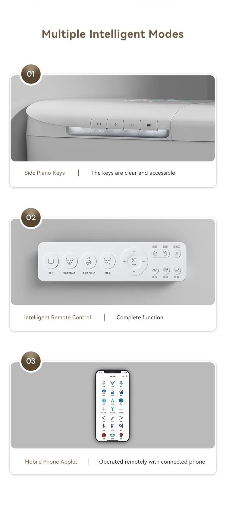 Smart Toilet - Modern Ceramic Automatic Sanitary Ware