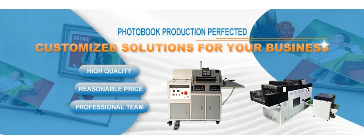 Double 100 High Performance Graduation Photobook Album Making Machine ...