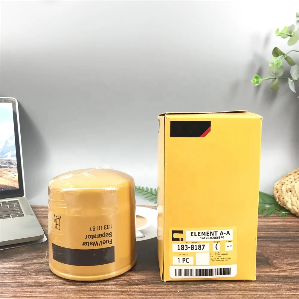 Wholesale Excavator Fuel Filter 183-8187 1838187 Car Truck Fuel Water ...