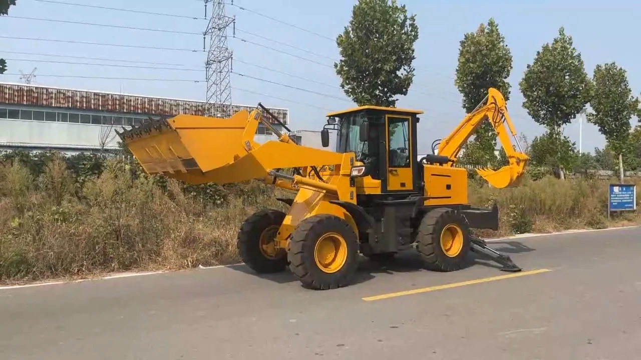 1 Ton 2 Ton 3 Ton Mini Tractor Backhoe Loader Mini Backhoe Excavator ...