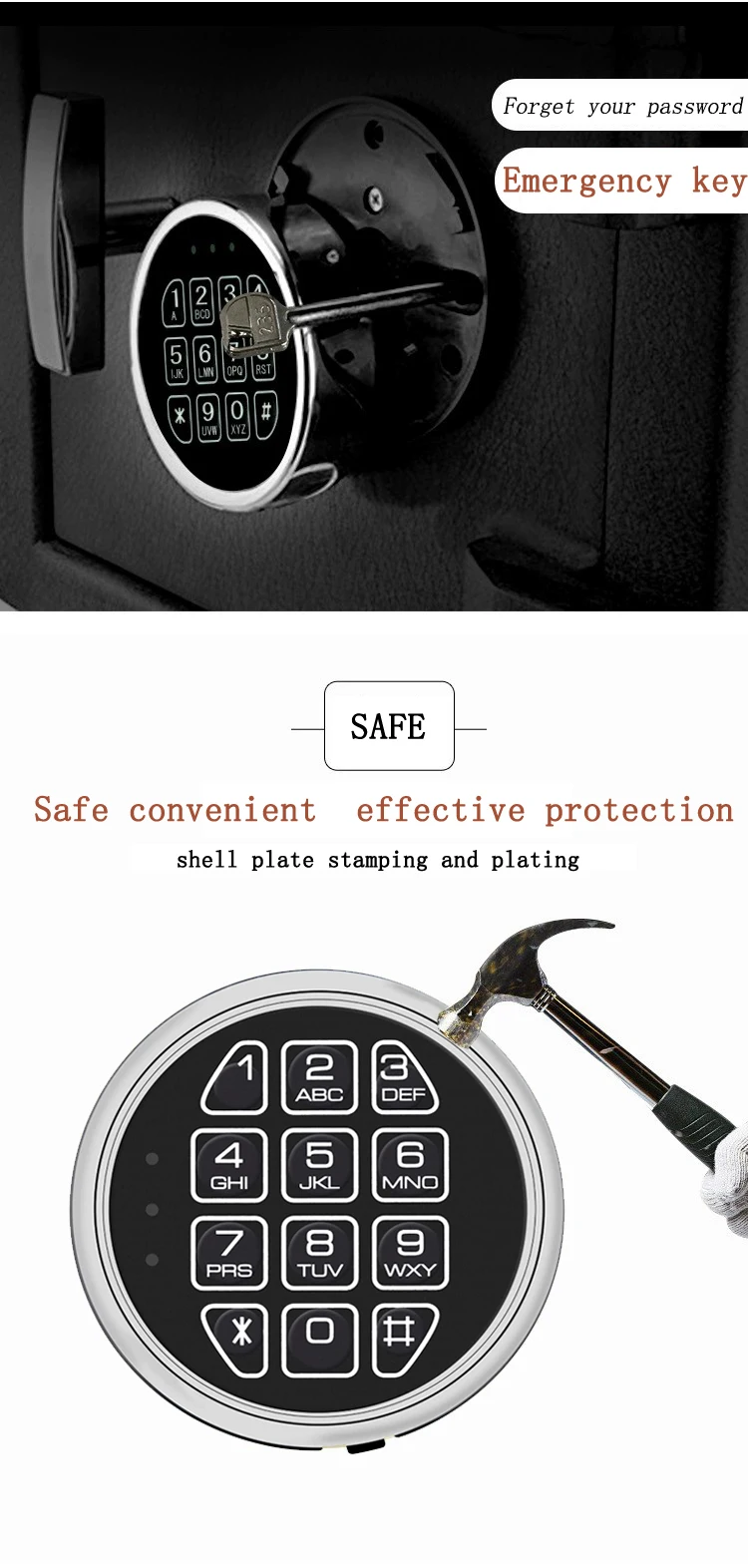 Lagard Safe Replacement Electronic Lock Biometric Gun Safe With ...