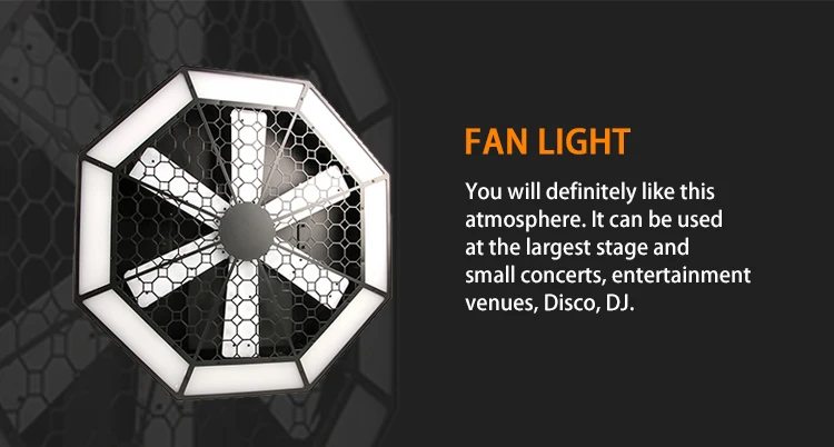 Rtf 60x60 Led Rgb Rotating Octagon Fan Light Stage Background Pixel ...
