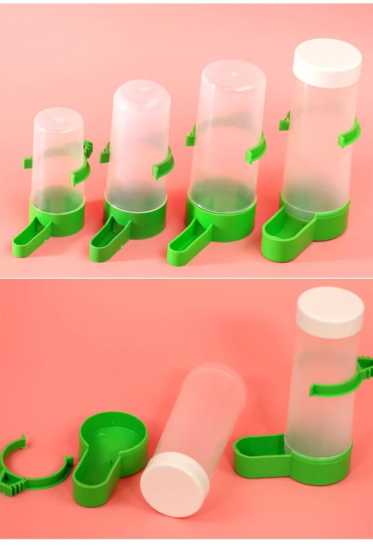 Automatic Bird Feeder Bird Waterer Parakeet Hanging Food Dispenser ...