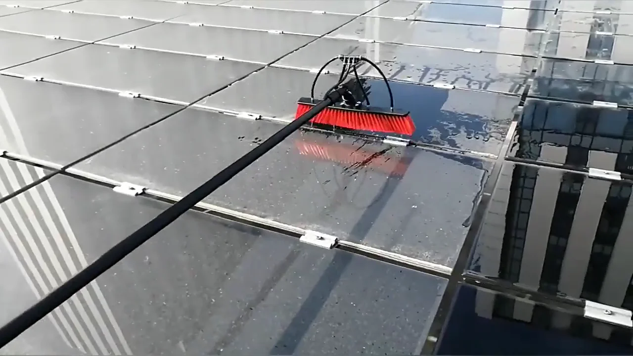 Telescopic Water Fed Pole Kit For Rooftop Photovoltaic Panels Single ...