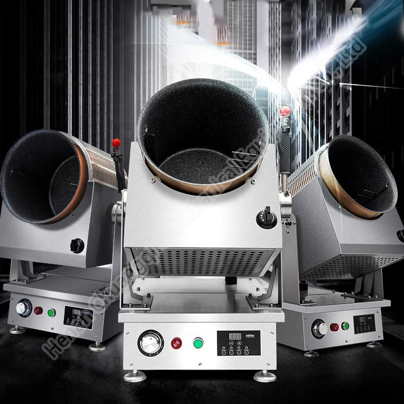 Auto Fry Wok Stir Fry Vending Machine Commercial Stir Fry Machine Fully ...