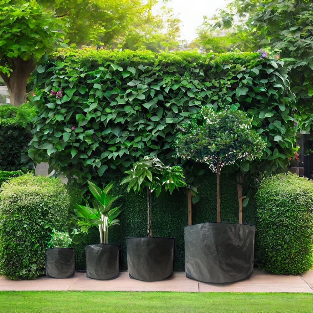 Heavy-Duty Plastic Tree Planter Bag With Hard Handles PE Grow Bag for ...