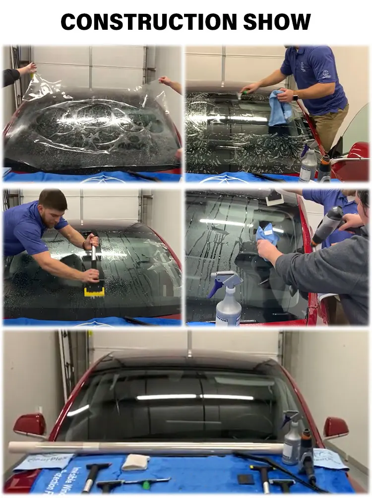 4mil Clearplex PET Windshield Protection Film - Anti Shatter