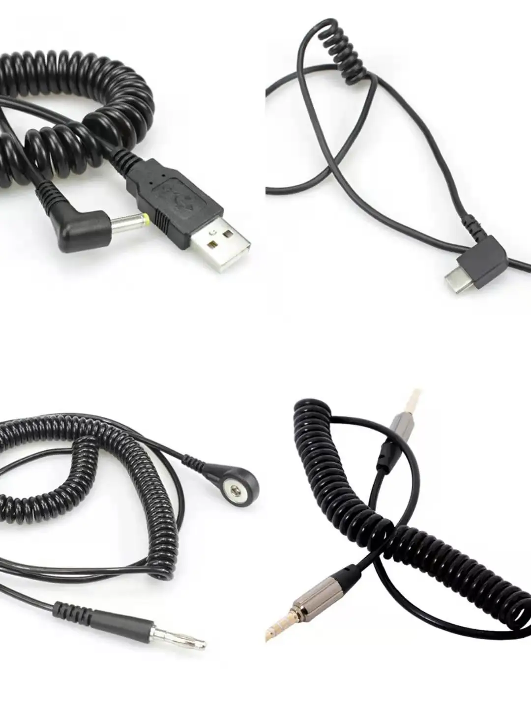 Retractable RJ45 Network LAN Cat6 Cat7 Cable - Coiled Ethernet