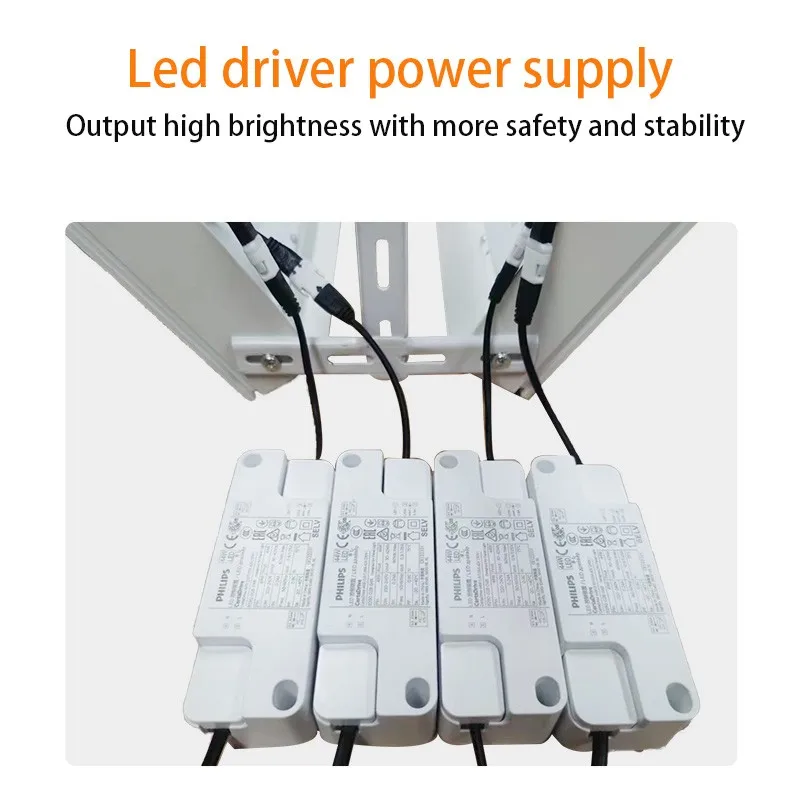 100W Anti Glare Indoor Stadium Badminton Court LED Grille Lights