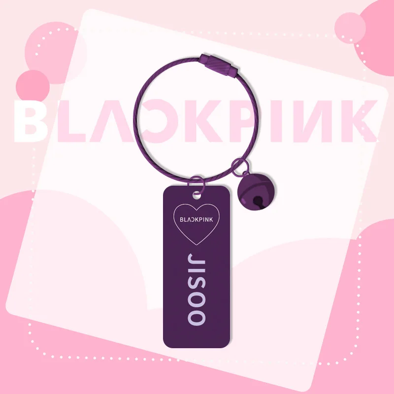 Blackpink Keychain Accessories Custom Acrylic Korean Kpop Tag Key Ring ...