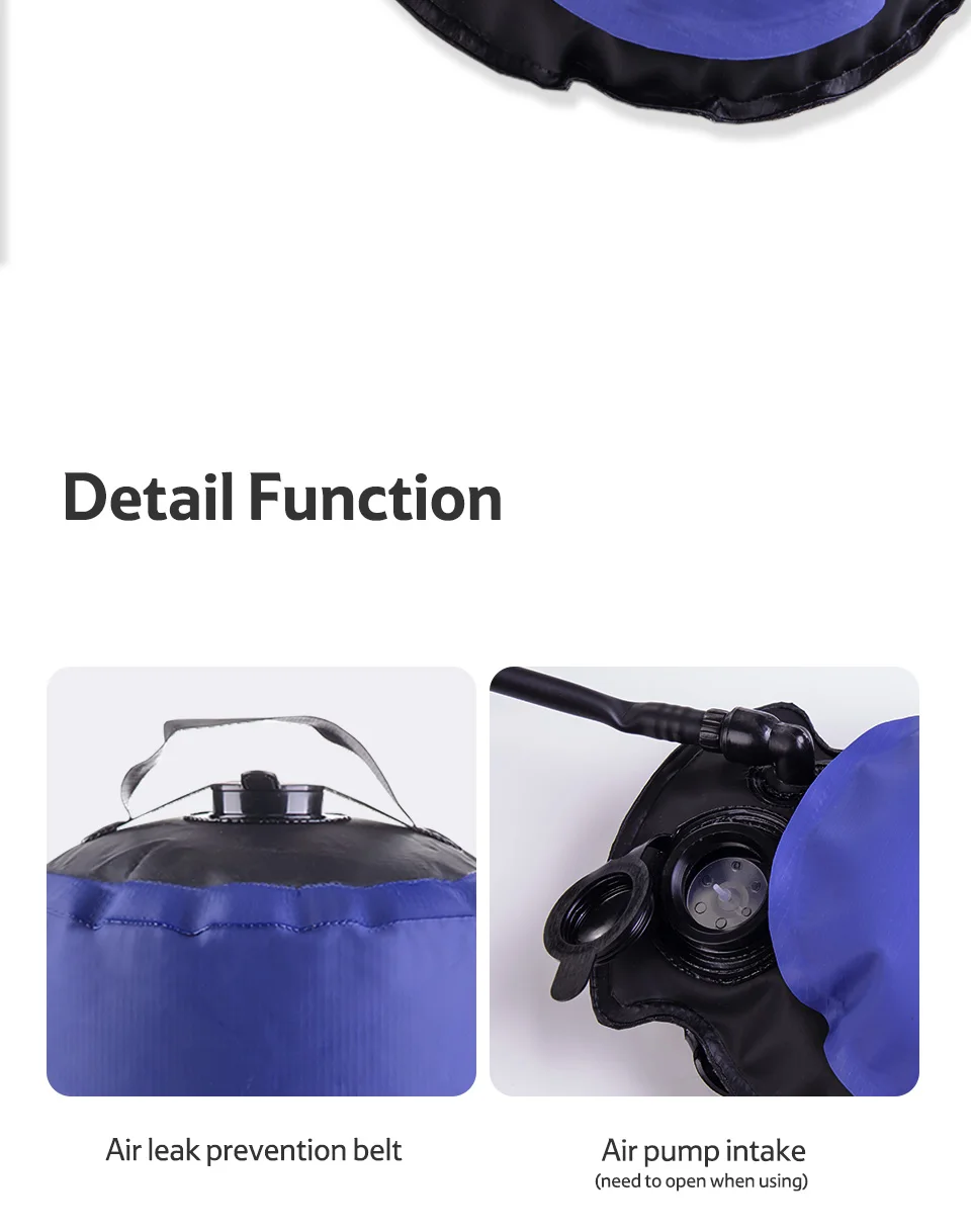 Naturehike Portable Camping Shower with Foot Pump – Multi-function ...