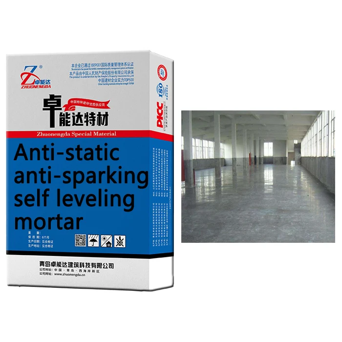 25KG/bag Anti-static Anti-sparking Cement Based Self Leveling Mortar for Oil Depot, Chemical ...