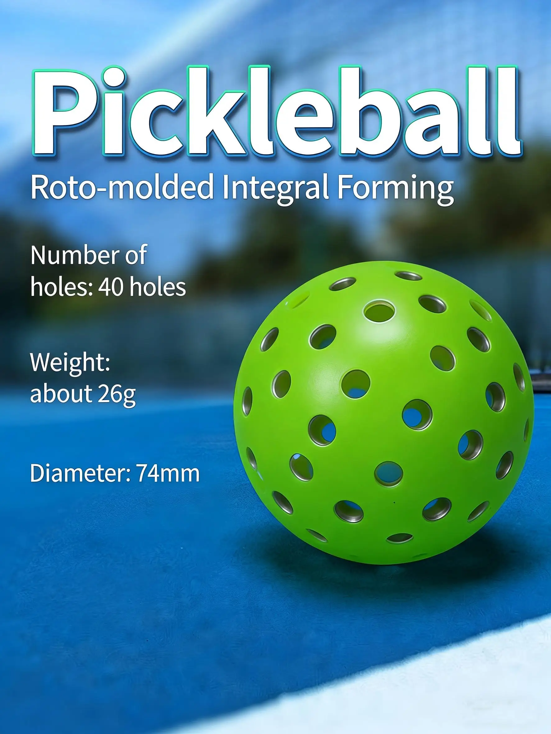 2026 New Pickleball Paddles - Carbon Fiber, USA Approved, 26/40 Holes ...