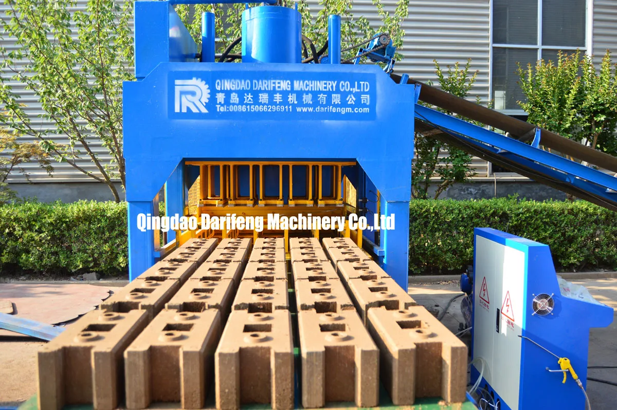DF10-10S Hydraulic Press Interlocking Compressed Earth Block Machines ...