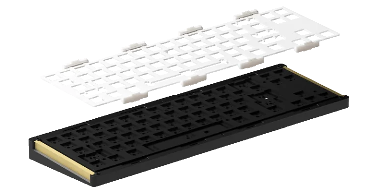 Akko MonsGeek M7 VIA 65% Layout Keyboard Kit Aluminum Keyboard Barebone ...