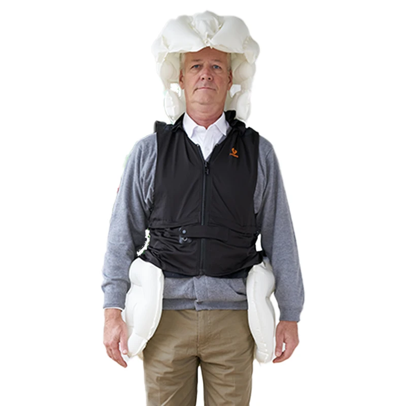 GPS Airbag Vest for Elderly Inflatable Anti-fall Head Hip Protector ...