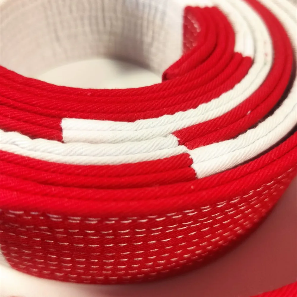Judo Red And White 6th Dan Belts For Masters Instructor - Buy 6th-8th ...