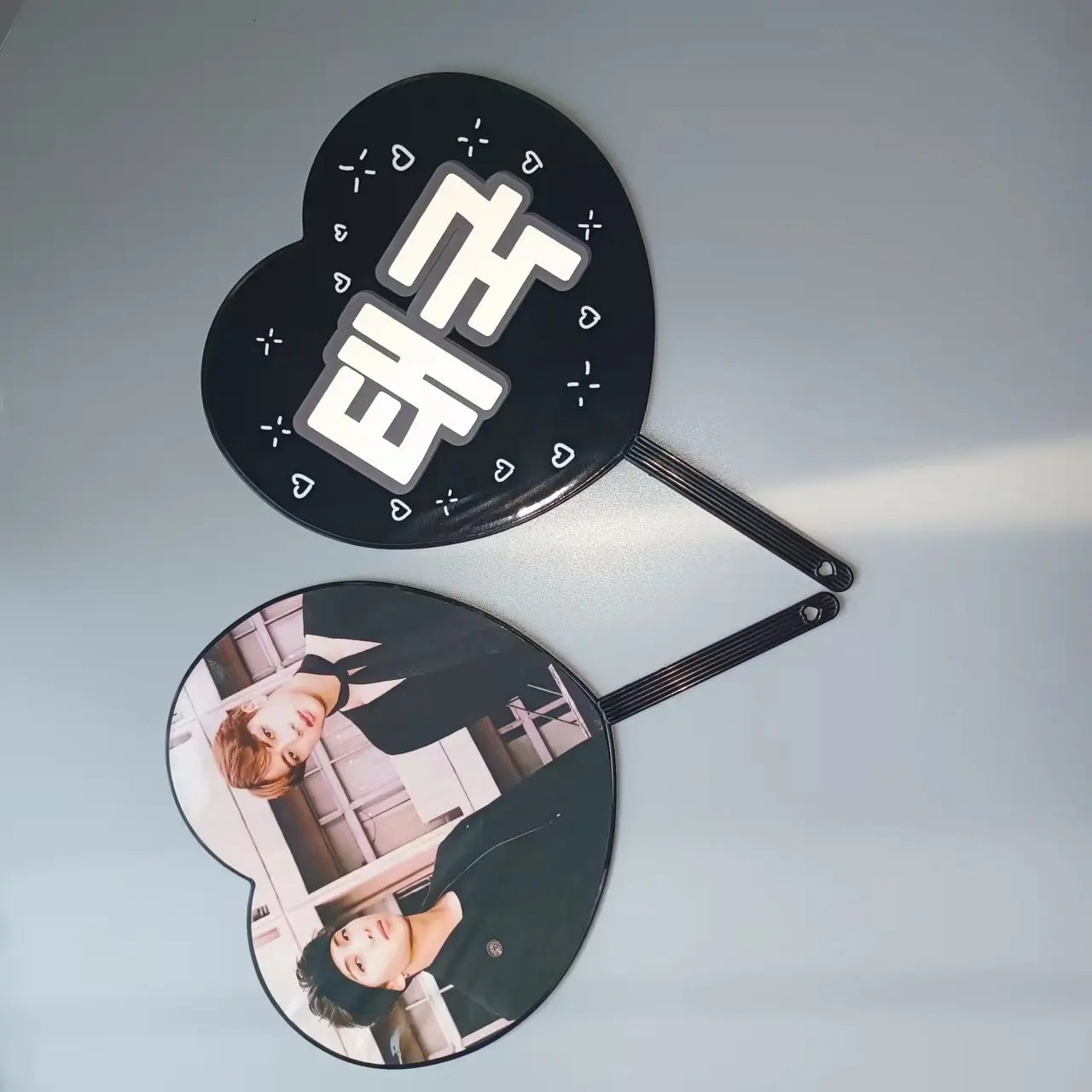Custom New Plastic Transparent Kpop Mini Fans - Cute Hand Fans