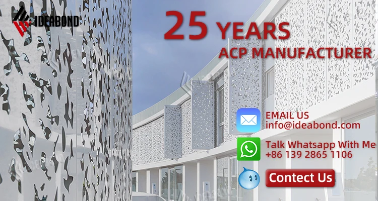 Antistatic Pvdf Acp Panel Aluminum Composite Panel Perforated Building ...
