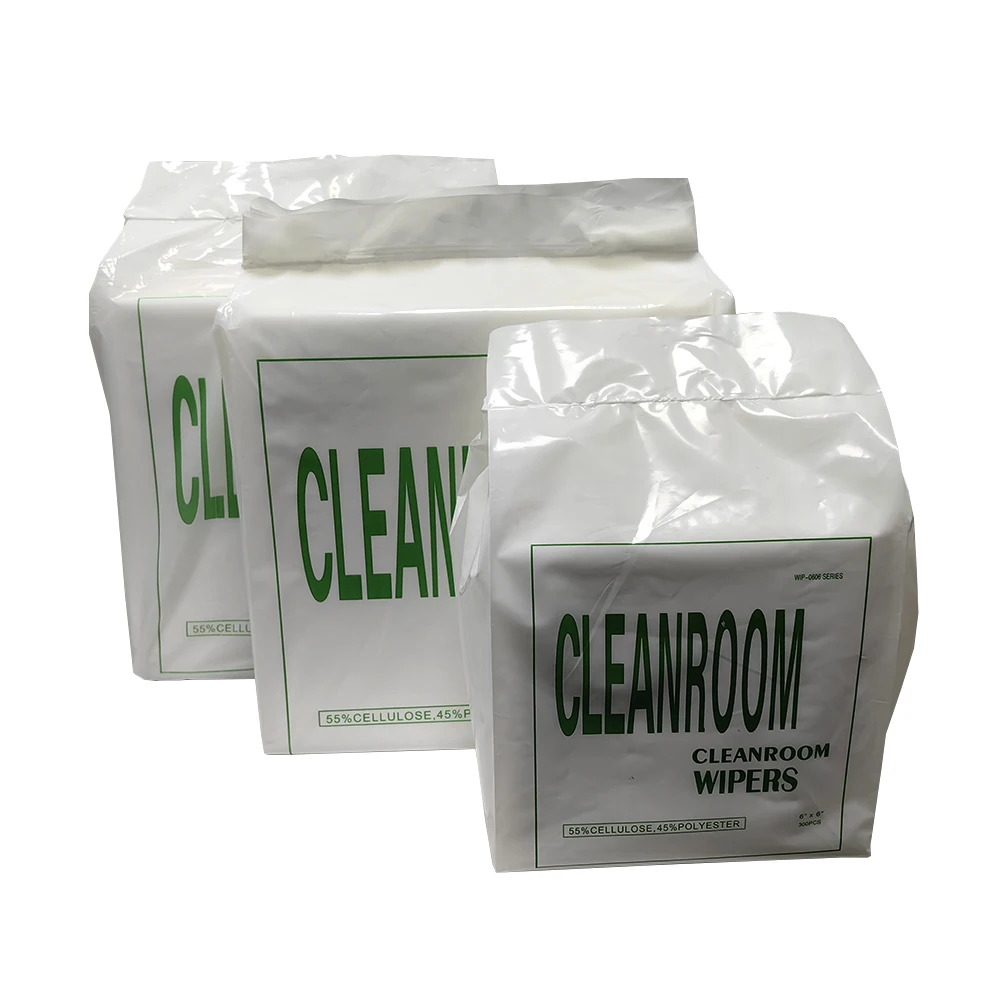 9x9 Cleanroom Wipes - Lint Free Polyester Microfiber