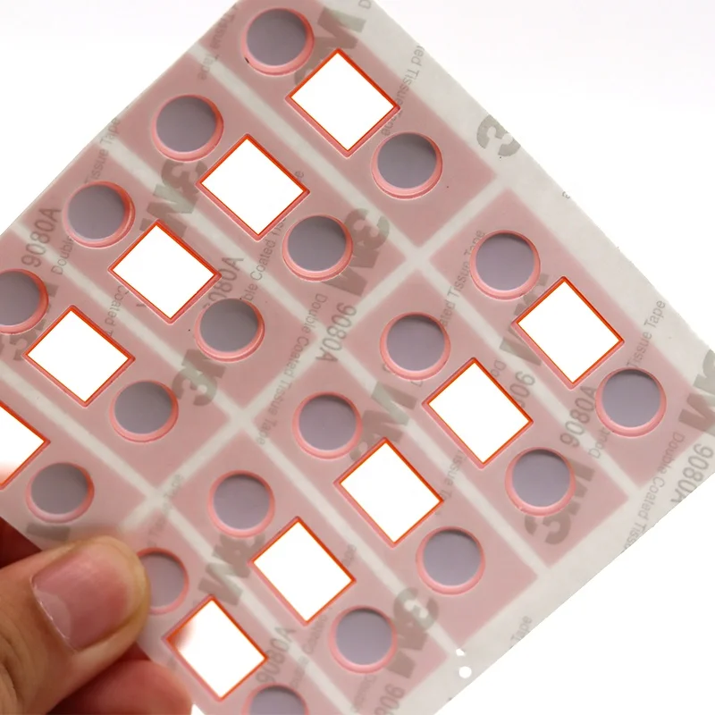 Custom Embossed Button Keyboard Sticker Durable Using Remote Controller ...