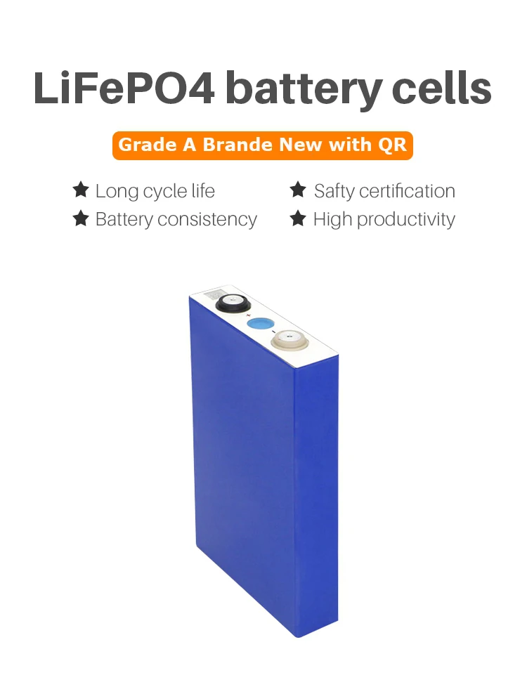 Lf80 Eve Lifepo4 Lithium Ion Batteries 3.2v 80ah 3500 Cycle Rechargeable Lithium Battery For Ev ...