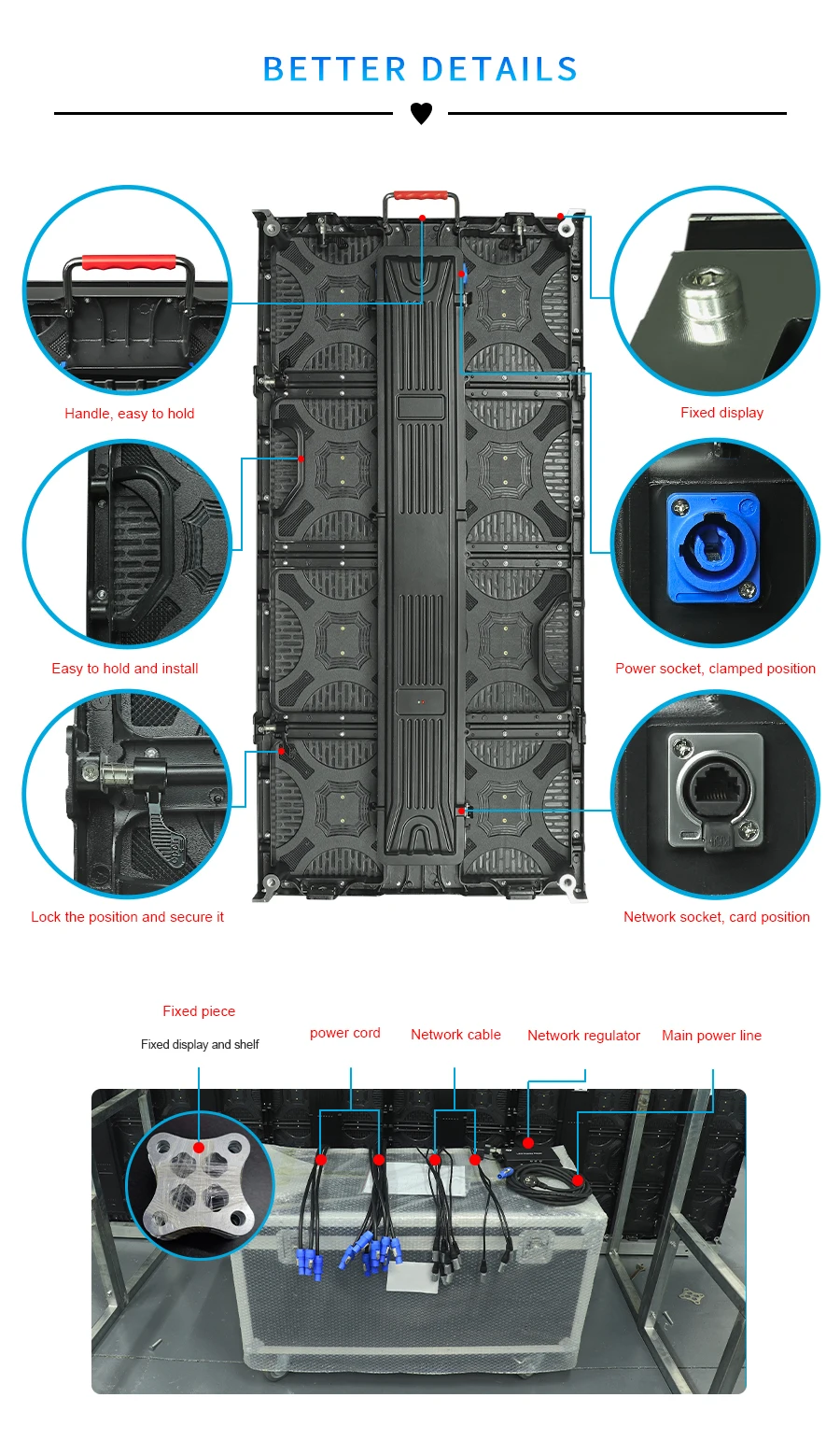 P4 P6 P10 Led Full Color Led Video Matrix Pantalla Outdoor Led Display ...