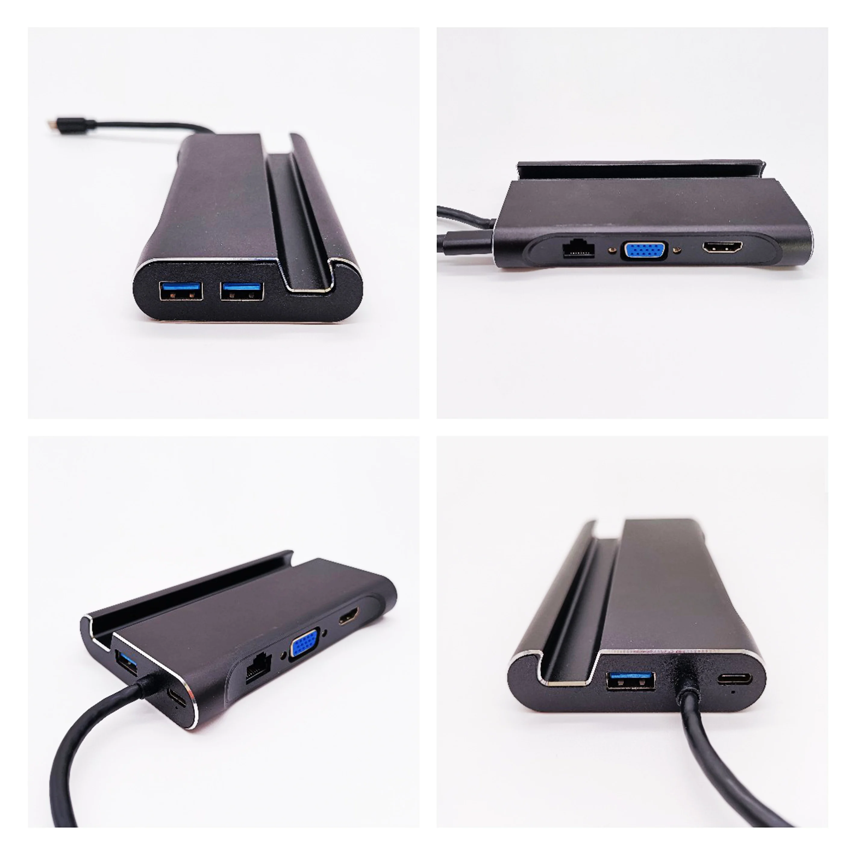 7 In 1 Fast Charging Usb Hub Type-c Hub Multiport Dock Station Type C ...