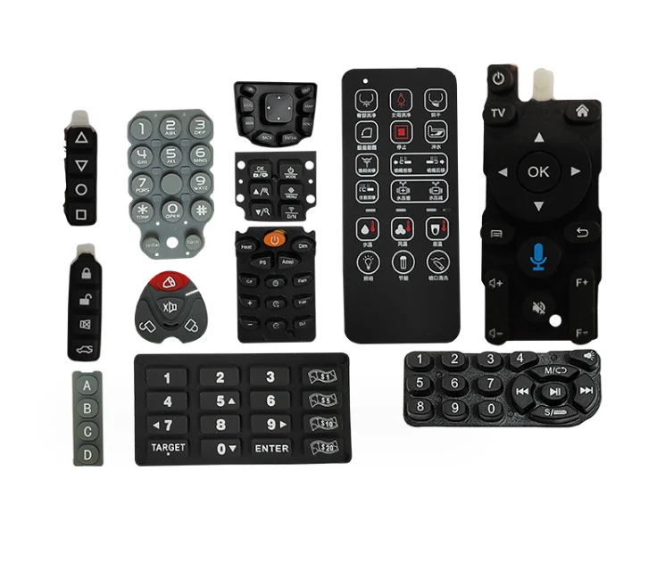 Silicone Button Part Rubber Keypad Custom Mold Silicone Rubber Keypads ...