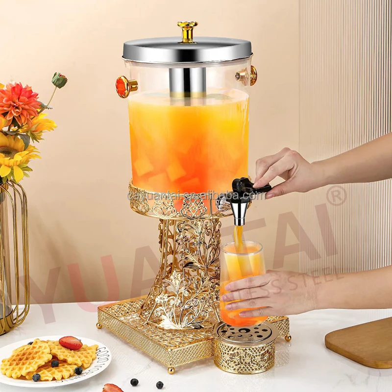 Luxury Wedding Beverage Dispenser | Stainless Steel Cold Drink ...