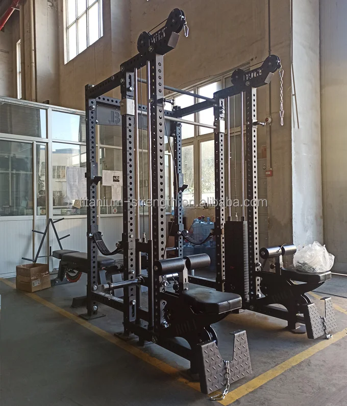 Gym Equipment Strength Low Row With Weight Stack Lat Pull Down Machine ...