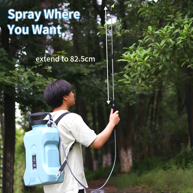 12l Portable Sprayers Garden Orchard Hand Held Battery Operated Sprayer ...