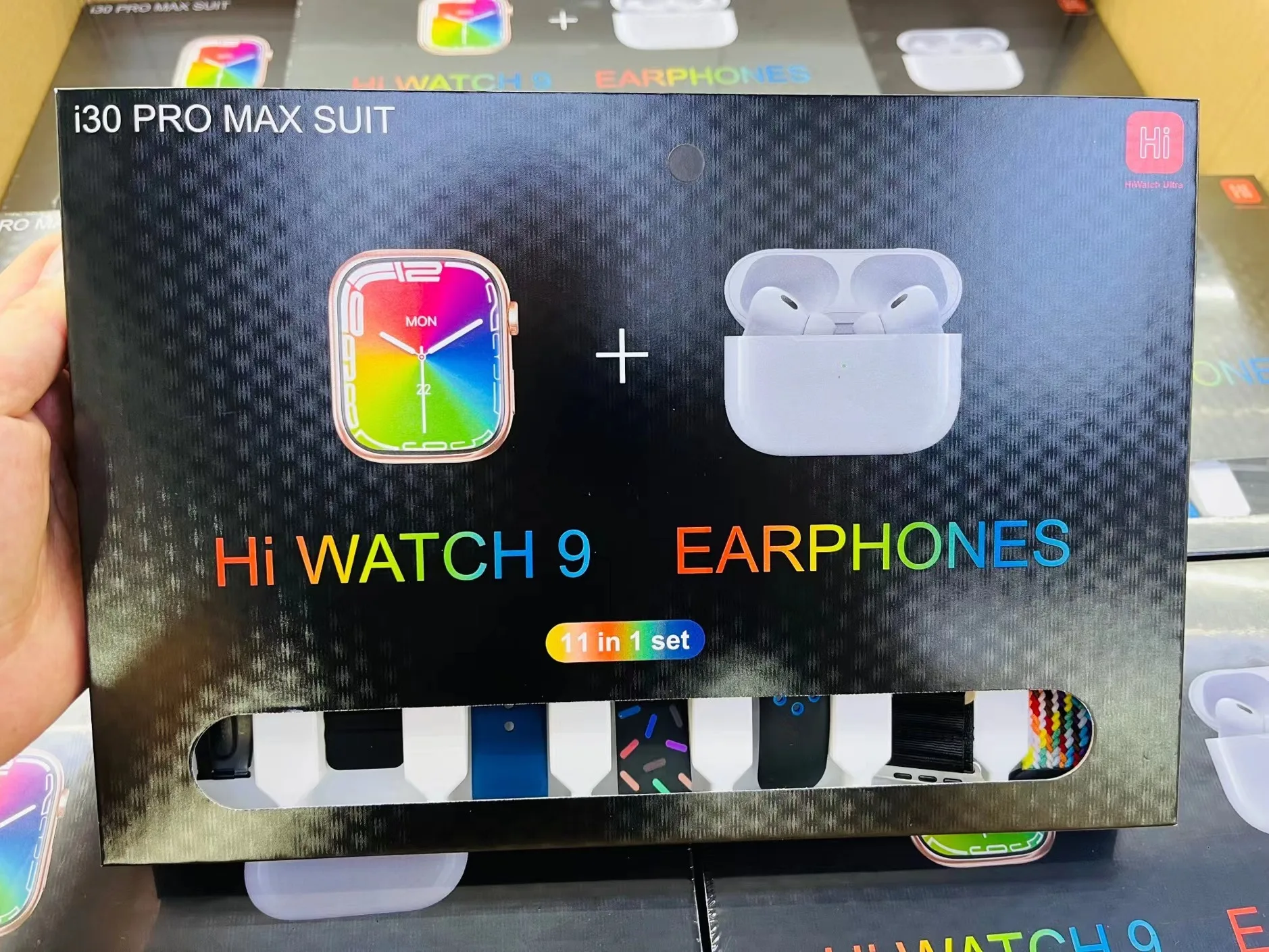 Most Popular Smart Watch I30 Pro Max 7+ 4 With Earbuds Wireless 49mm ...