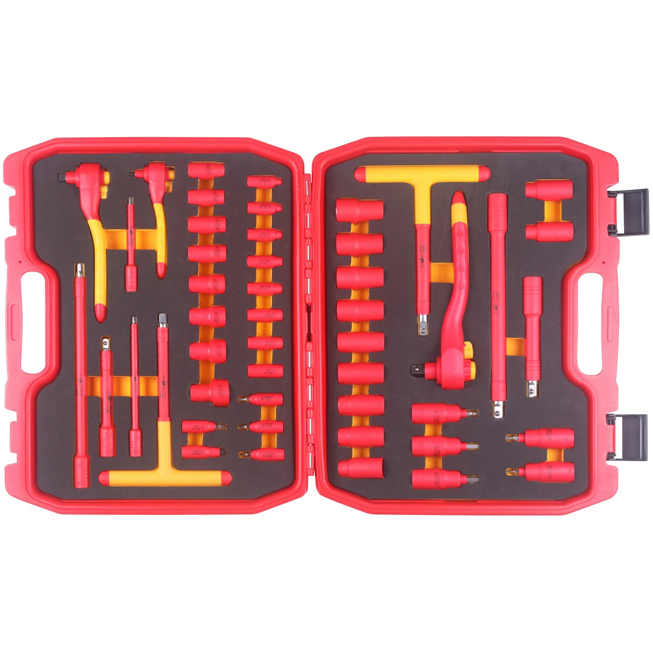 Multi Functional Insulated Electrician Tool Set - RED NIU