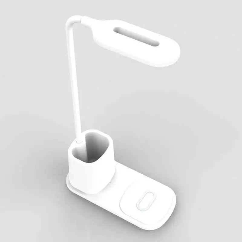 Desktop Multifunction Wireless Bedside Table Lamps 3 in 1 Pen Container ...