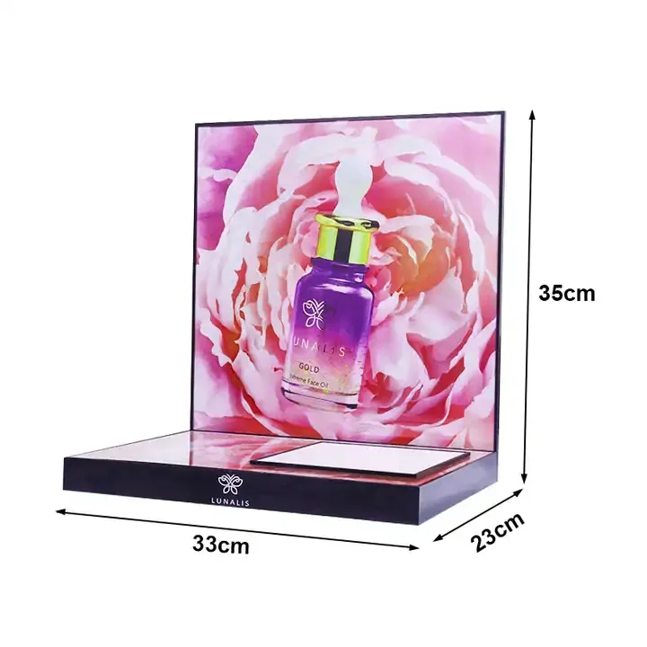 New Countertop Acrylic Skincare Product Display Rack Perfume Displays ...