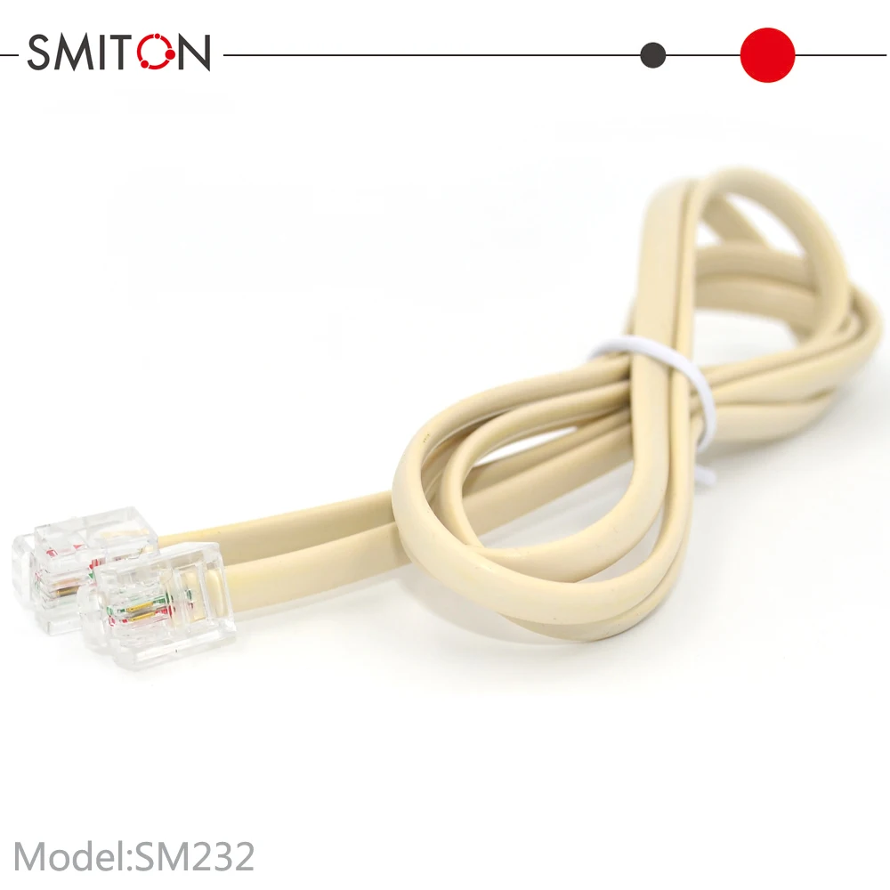 2 Wire Telephone Patch Cord Cable Rj11 Telephone Wire - Buy Rj11 ...