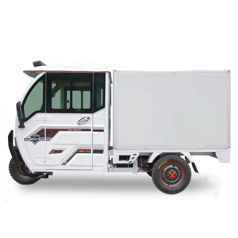 Factory 3 Wheel Electric Tricycle Cargo Enclosed Cargo Tricycle Box ...