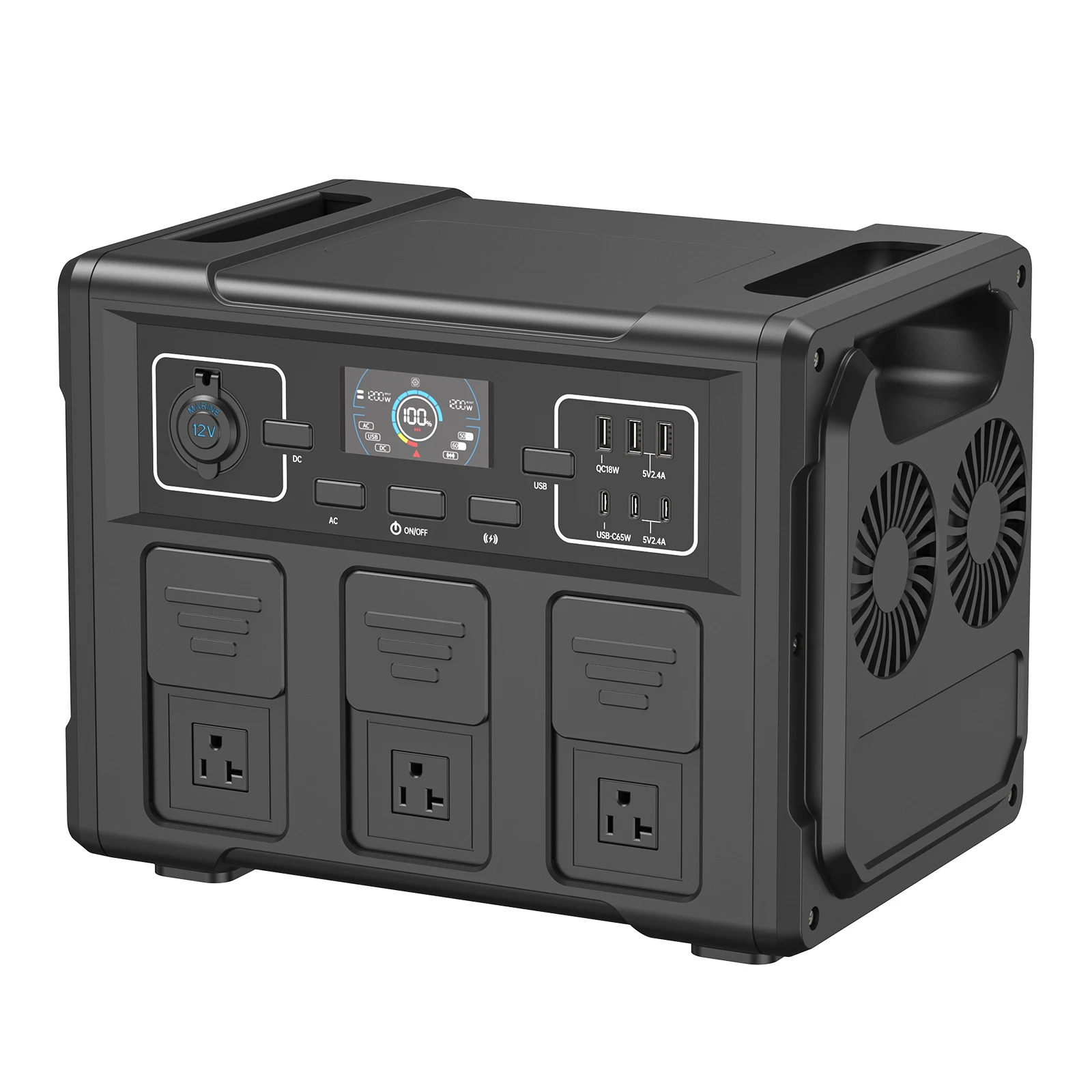 Fuente De Alimentación Portátil Con Batería De Litio,Iluminación ...