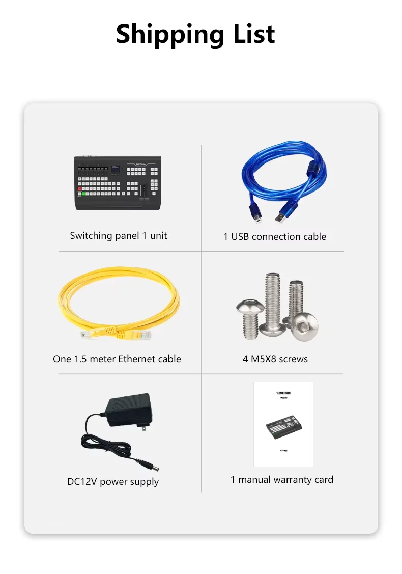 USD516 Free Ship Vmix Video Switcher Panel Vmix Control BMD ATEM 1 M/E ...