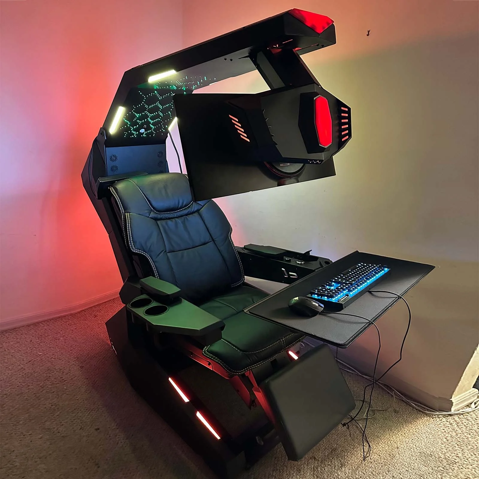 Zero G Reclining Computer Workstation Youtube RTS IW R1 PRO Zero
