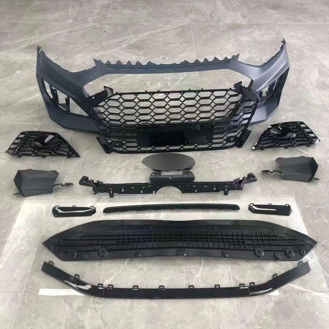 Front Bumper Assembly For Audi A4 B9 2020 To Rs4 Model Body Kit Front ...