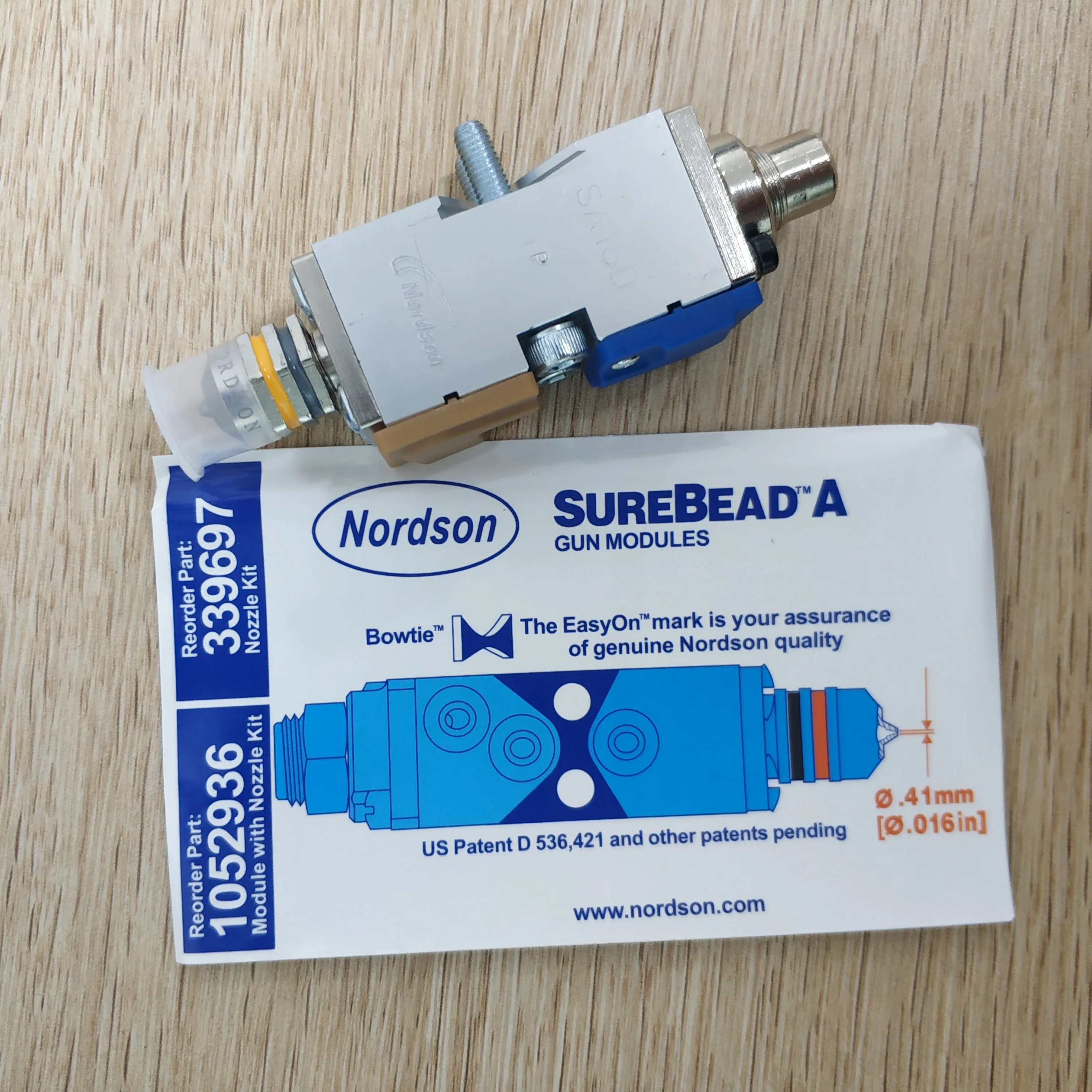 Nordson Solidblue A Modules 1052936 Surebead A Gun Module Spray Glue ...