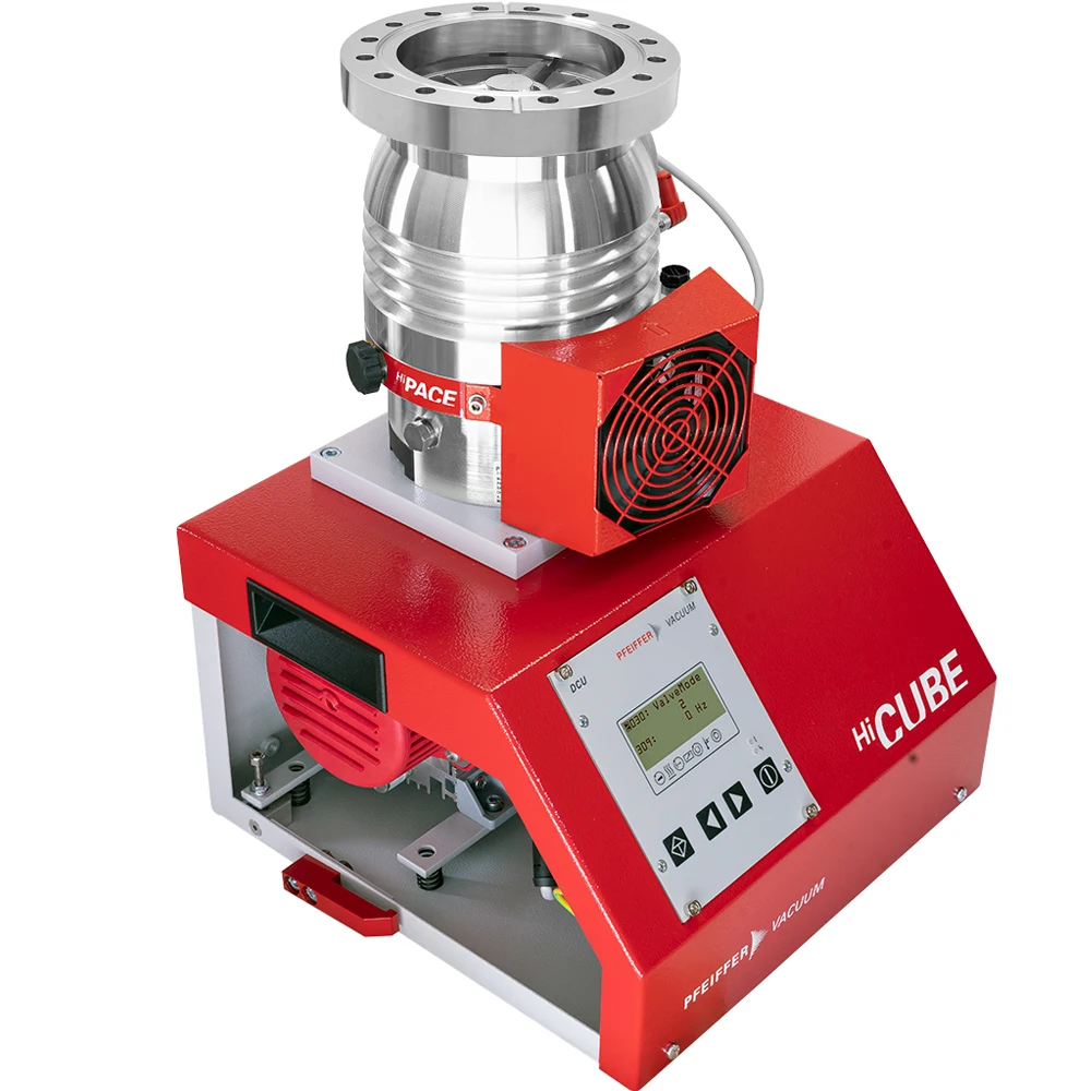 Pfeiffer Hicube 300 Eco Benchtop Turbomolecular Pump Station