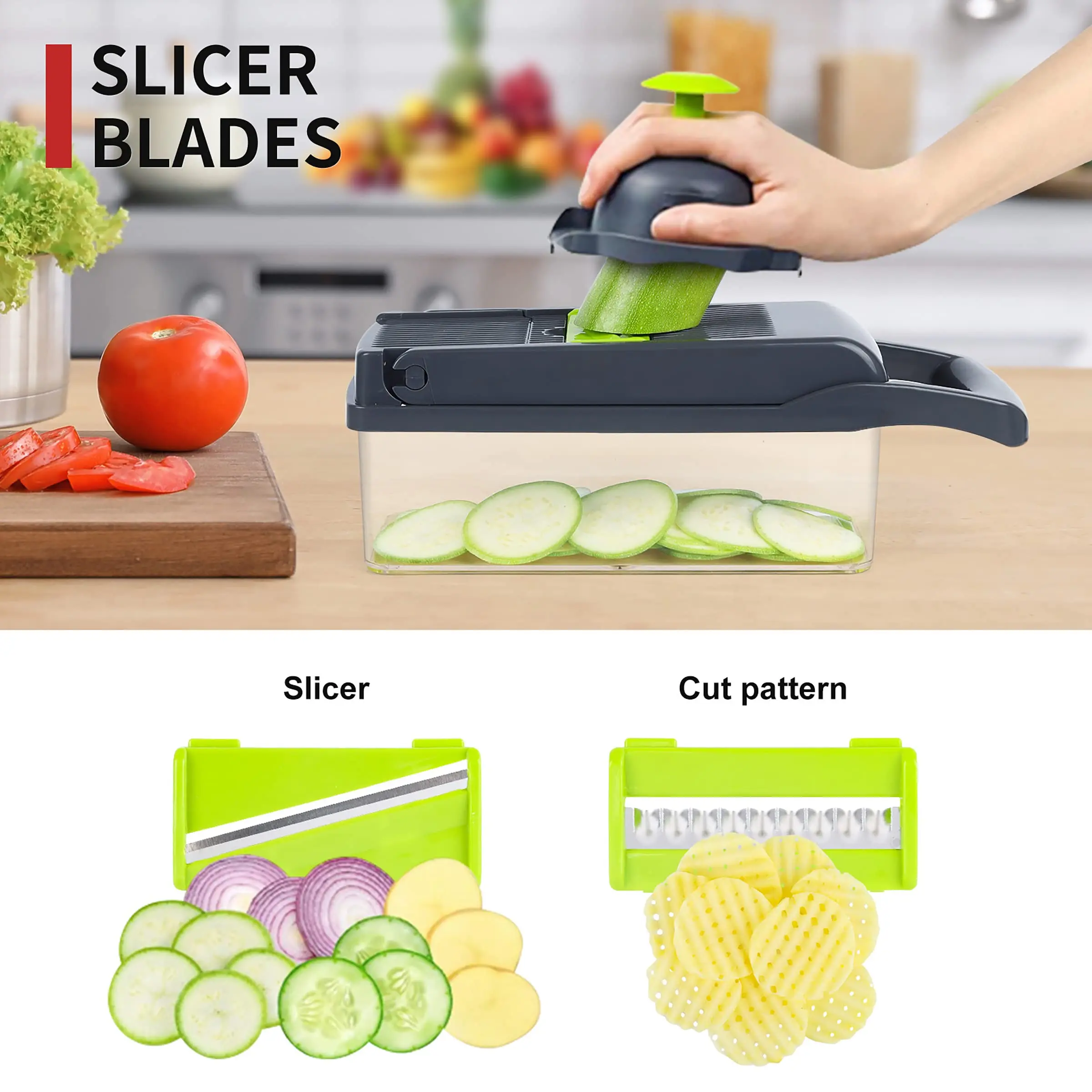 Manual Hand Easy Use Multifunctional Vegetables Cutter