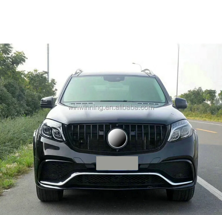 Automotive Parts Hood Grille For Mercedes Benz Gl 2013-2015 Upgrade Gt ...